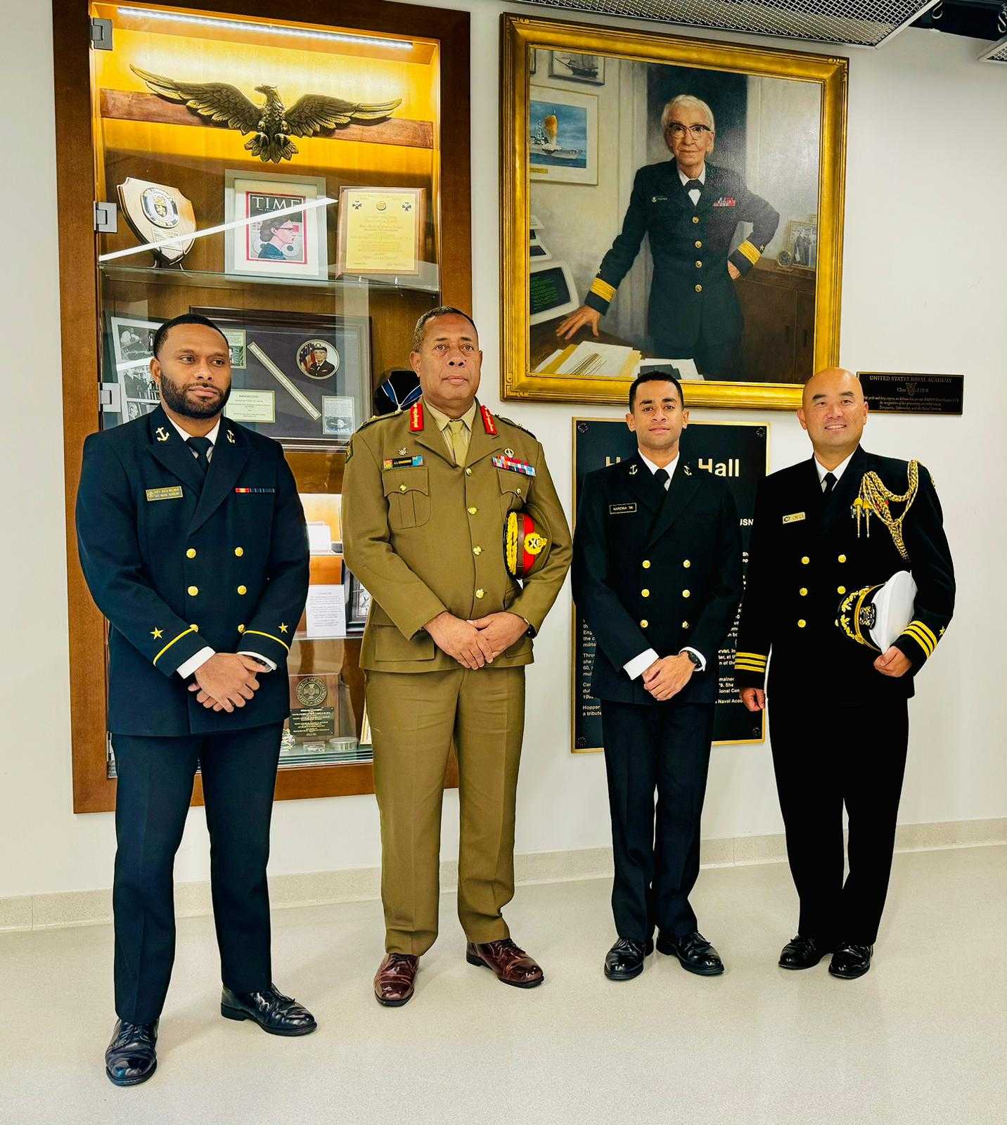 𝐂𝐨𝐦𝐦𝐚𝐧𝐝𝐞𝐫 𝐑𝐅𝐌𝐅 𝐕𝐢𝐬𝐢𝐭𝐬 𝐅𝐢𝐣𝐢𝐚𝐧 𝐍𝐚𝐯𝐚𝐥 𝐂𝐚𝐝𝐞𝐭𝐬 𝐚𝐭 𝐭𝐡𝐞 𝐔𝐧𝐢𝐭𝐞𝐝 𝐒𝐭𝐚𝐭𝐞𝐬 𝐍𝐚𝐯𝐚𝐥 ...