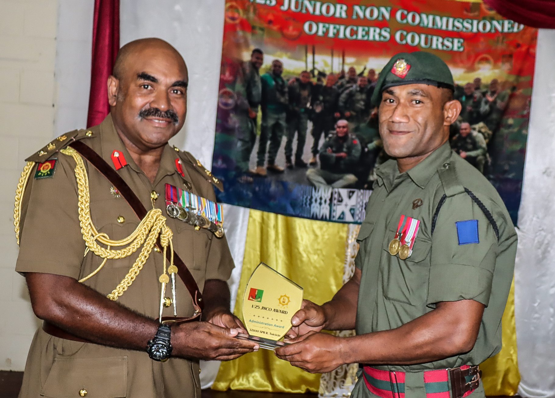 𝟏/𝟐𝟓 𝐉𝐍𝐂𝐎 𝐂𝐨𝐮𝐫𝐬𝐞 𝐆𝐫𝐚𝐝𝐮𝐚𝐭𝐢𝐨𝐧 𝐂𝐞𝐫𝐞𝐦𝐨𝐧𝐲 – The Republic of Fiji Military Forces